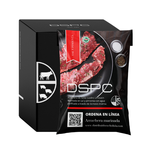 Comprar arrachera marinada DSPC en caja de 5 kg