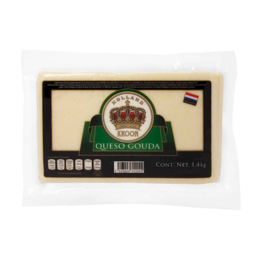 Comprar Gouda bloque porción barra de 1.4 kg Kroon en línea DSPC