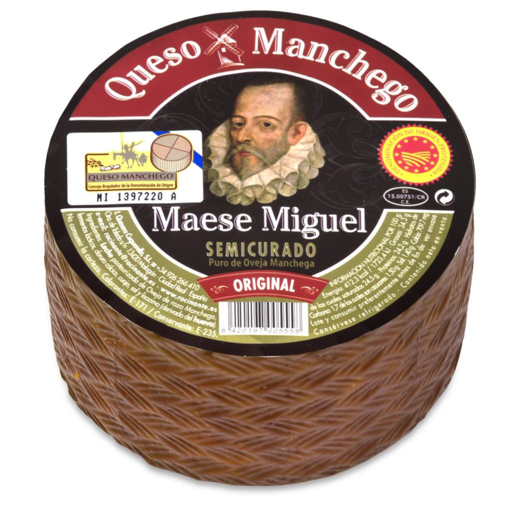 Comprar Manchego de oveja semicurado Maese Miguel 3 kg en línea DSPC